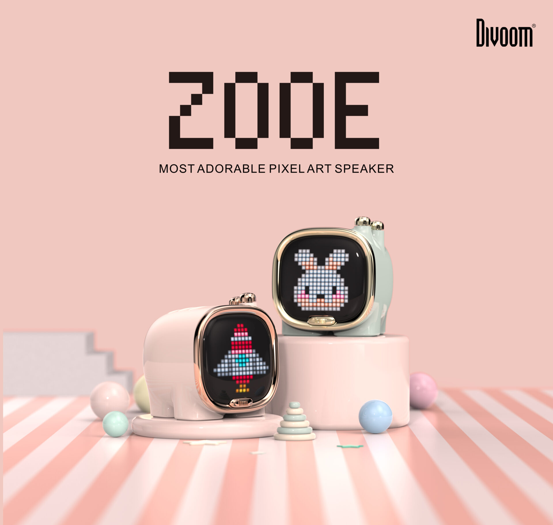 Divoom ZOOE レビュー！ ドット絵がレトロかわいい多機能スピーカー【PR】 | きのつよ