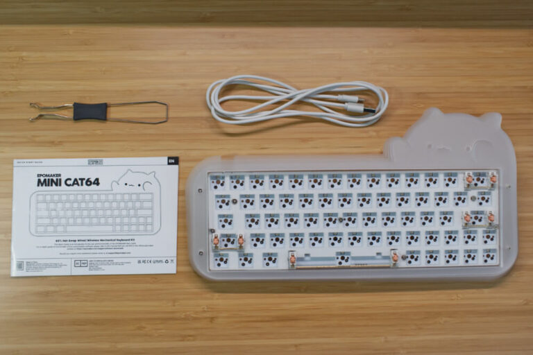 Epomaker Mini Cat / Panda 64レビュー。かわいいだけではない、高機能なコンパクトキーボードキット【PR】 | きのつよ